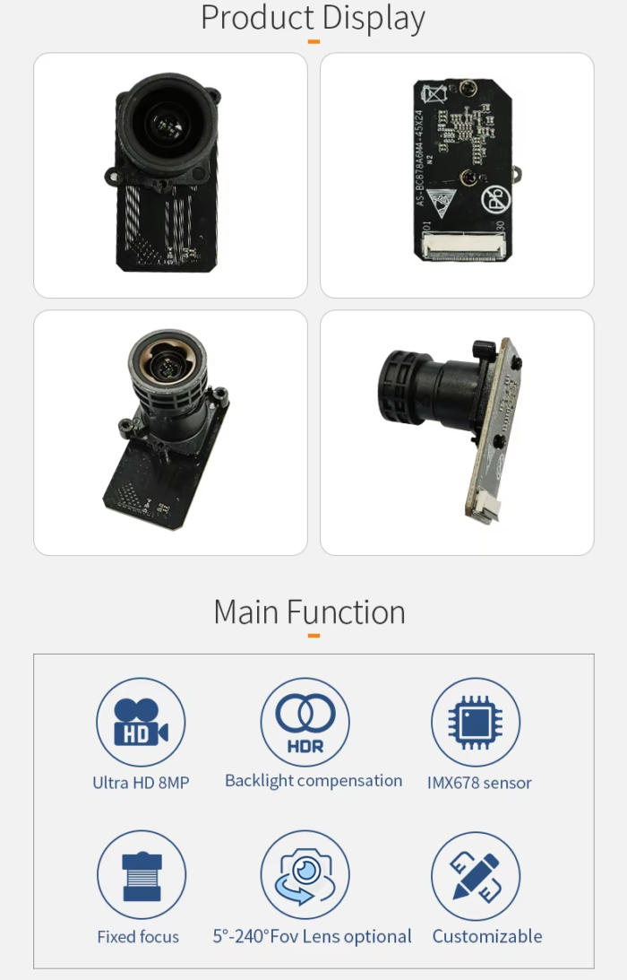IMX678 HD 8MP 4K MIPI Camera Module - Dogoozx